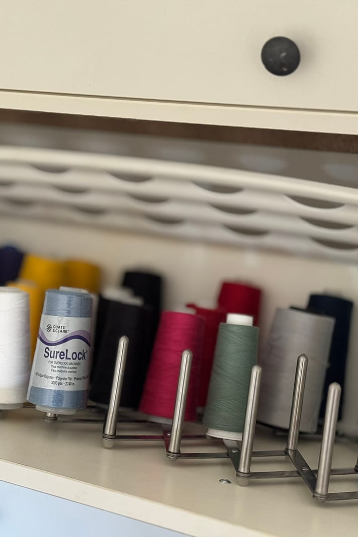 The Crafty Thread Storage Solution Hidden Behind My Sewing Room Door